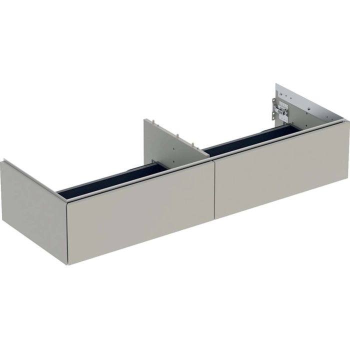 Geberit One unit 505076007 133.2x50.4x47cm, 2 drawers, greige/matt ...