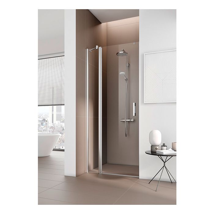 Kermi Pega swing door 2000 -leaved with fixed panel PE1FR12020VWK ...