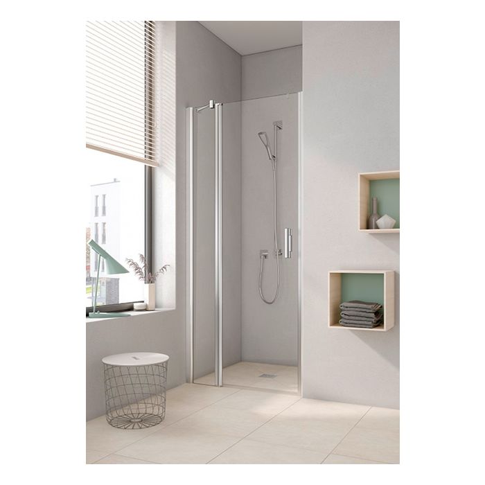 Kermi Pega porte battante 2000 -swing avec panneau fixe PE1GR08520VWK ...