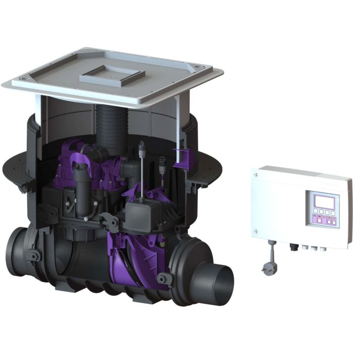 Kessel Pumpfix F backwater pump system 24100X DN 100, L/H 642/394 mm ...