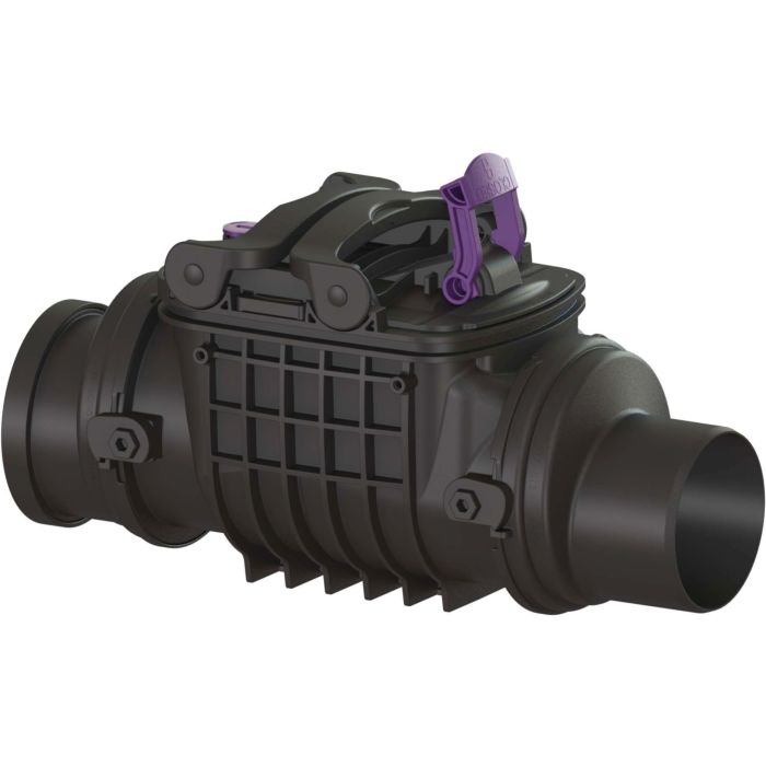 Kessel Staufix backwater valve 730125 DN 125, with 2 plastic flaps ...