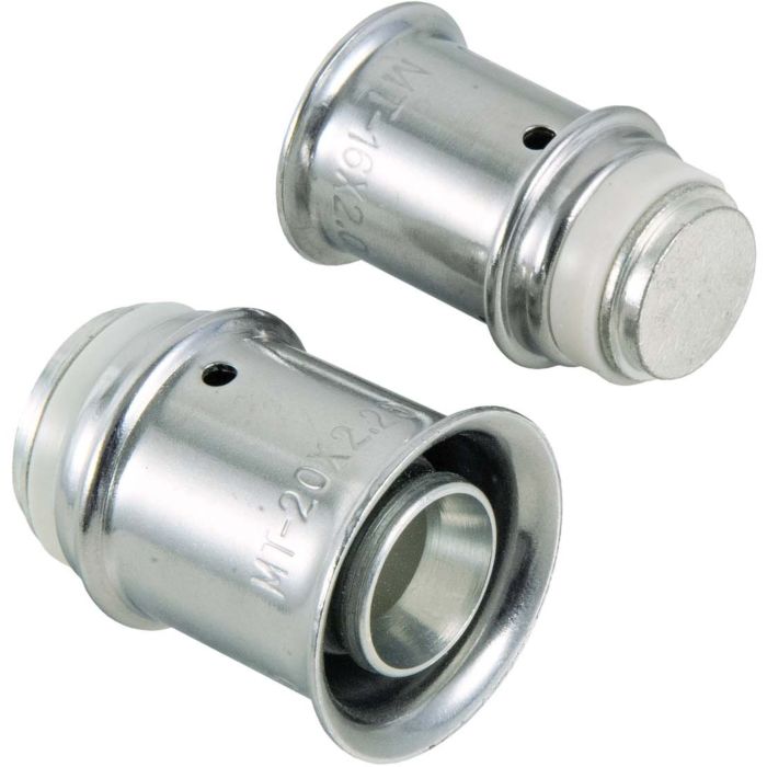 Multitubo Systems metal press blind plug 29540 25 mm, brass, without vent