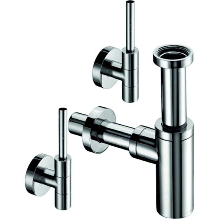Schell Edition design angle valve set 053210699 with ASAG easy, chrome ...