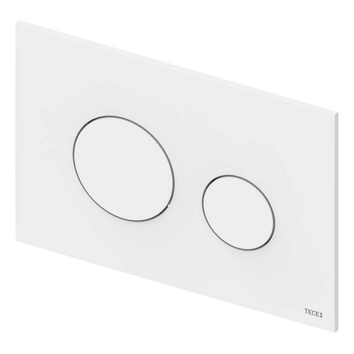 TECE TECEloop WC-Betätigungsplatte 9240925 schwarz matt, Kunststoff, für 2-Mengentechnik