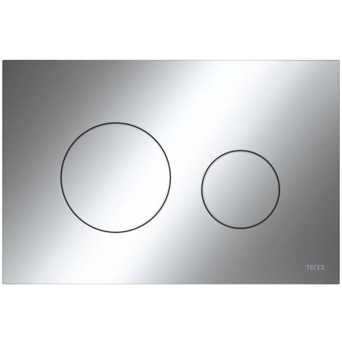 TECE TECEloop WC-Betätigungsplatte 9240921 Chrom glänzend, Kunststoff, für 2-Mengentechnik
