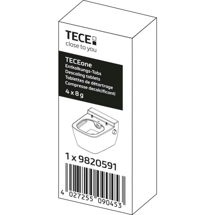 TECE Entkalkungstabs 9820591 Set, 4 Stück, für TECEone mit Duschfunktion