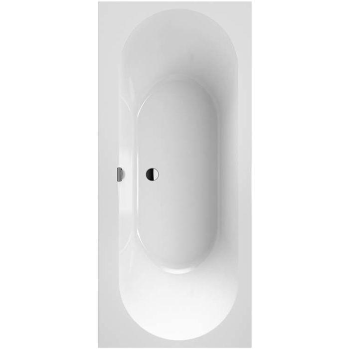 Villeroy und Boch Oberon 2.0 rectangular bath UBQ180OBR2DV-RW 180 x 80 ...