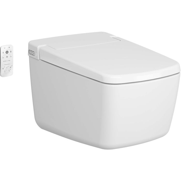 Vitra V-care shower wall washdown WC 7231B403-6245 white VC, with bidet ...