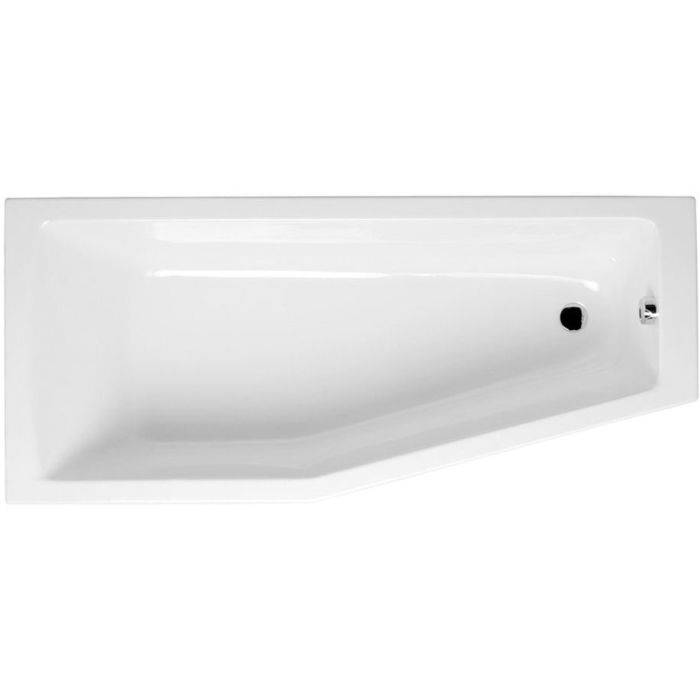 Vitra Integra baignoire 52760001000 170 x 75/50 cm, coin droit, blanc ...