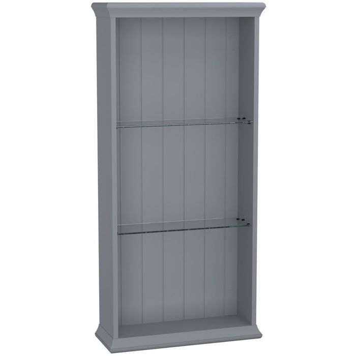 Vitra Valarte wall shelf 62253 53.5x20x113.5cm, wall-hung, body gray matt
