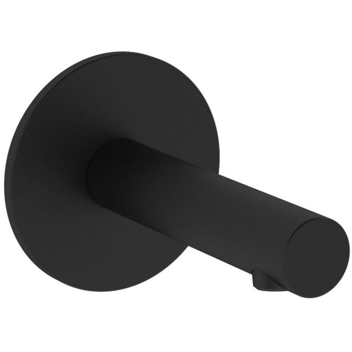 Vitra Origin bath spout A4262236 projection 115mm, wall mounting, black ...