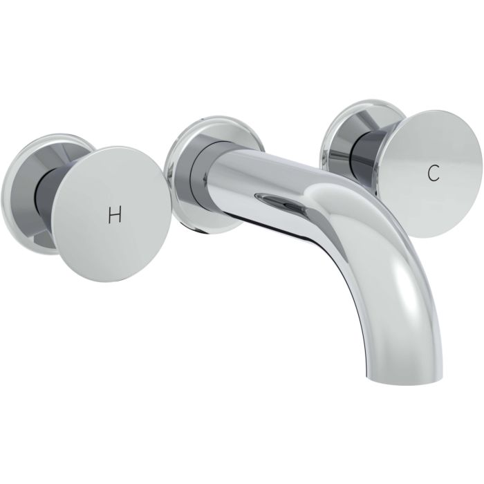 Vitra Liquid trim set A42690 concealed two-handle basin mixer, short ...