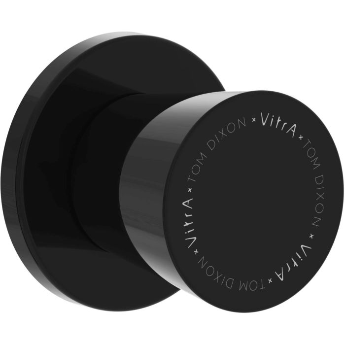 Vitra Liquid trim kit A4279339 Concealed shut-off valve, black high gloss