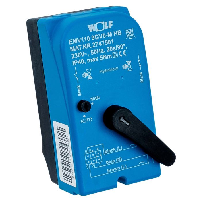 Wolf Motor plug on/off EMV110 HB 274750199 (230VAC)